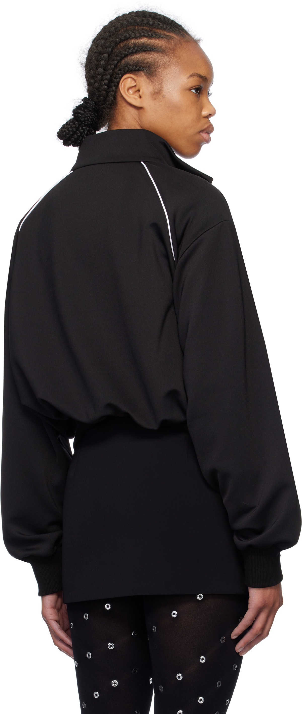 We11done Black Logo Track Jacket We11done