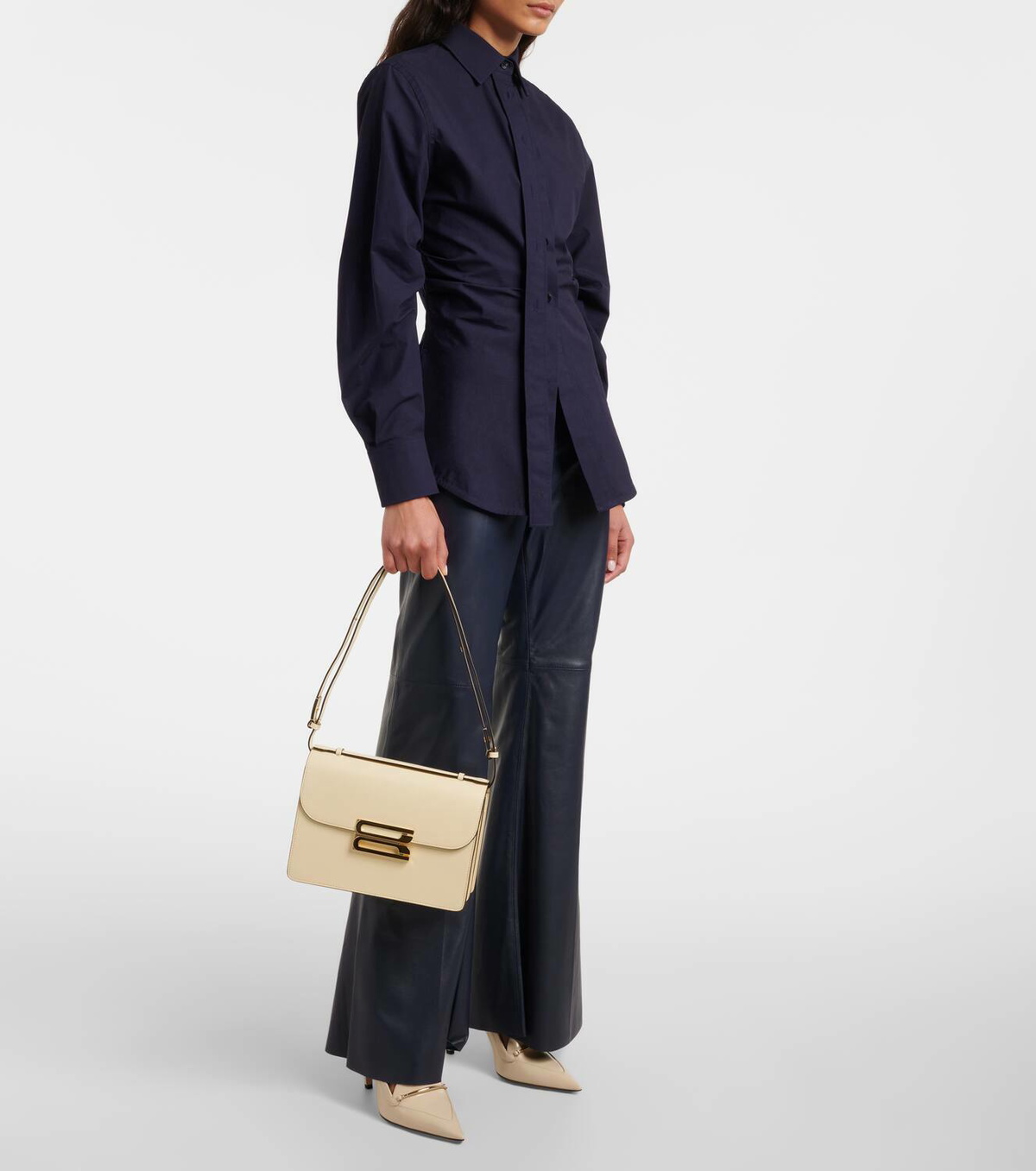 Victoria Beckham Dorian Small leather shoulder bag Victoria Beckham