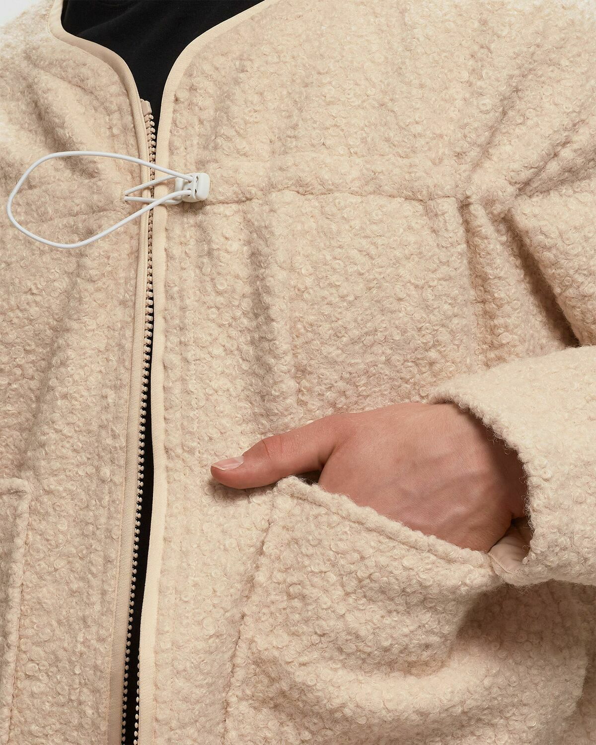 Nike Tech Pack Sherpa Jacket Beige - Mens - Fleece Jackets Nike