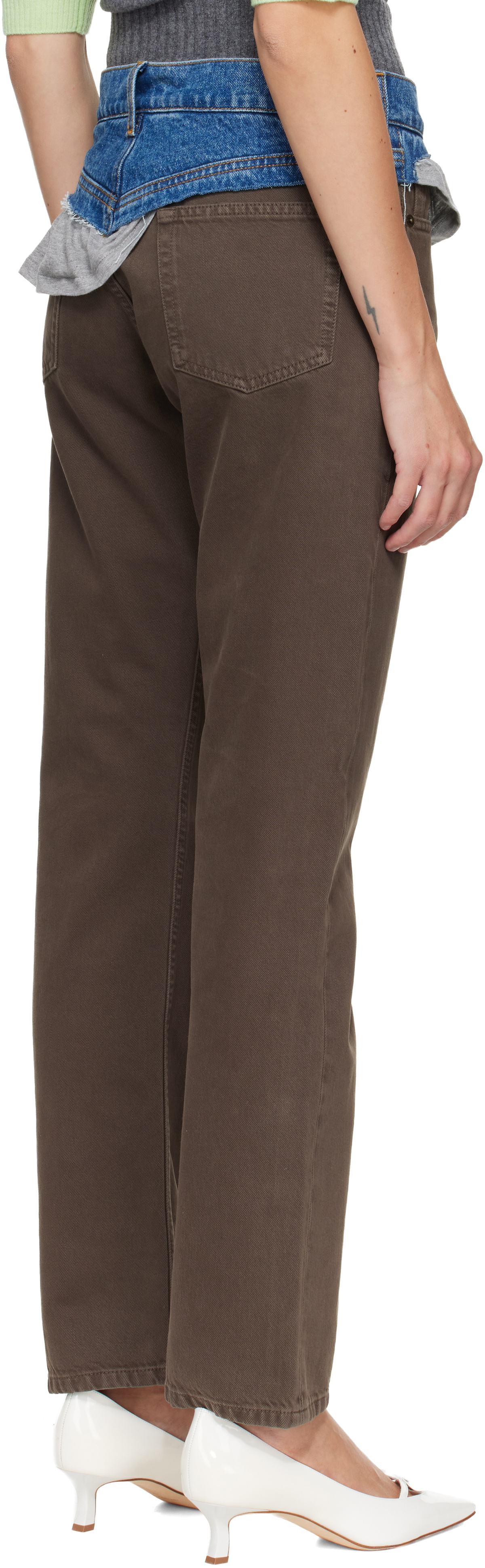 August Barron Brown Double Jeans