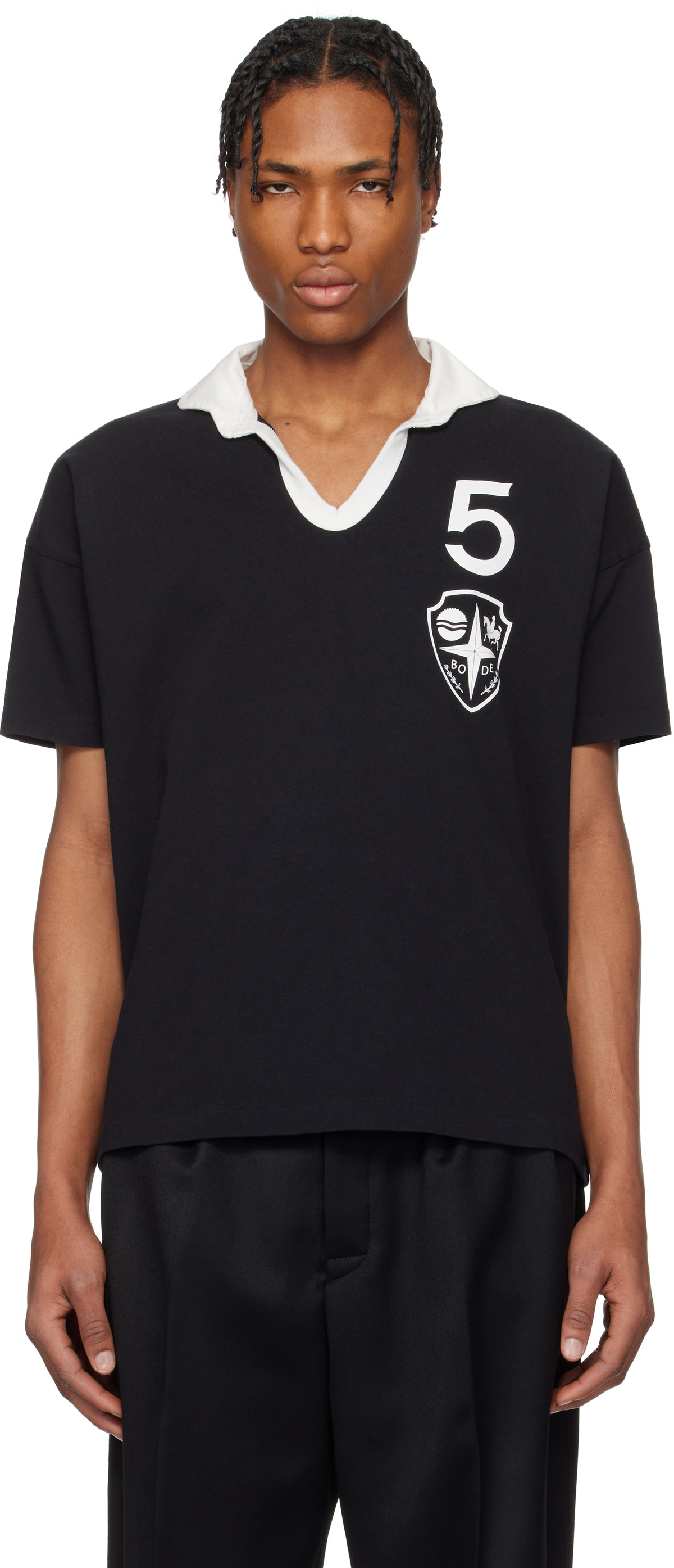 Bode Black 'Recreation' Polo Bode