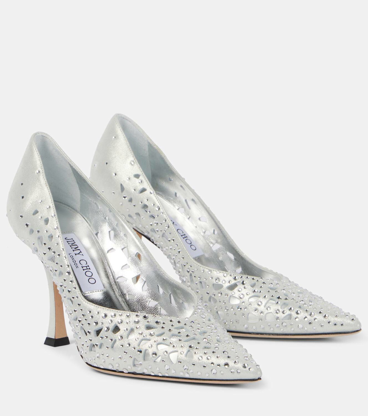 Jimmy Choo Ziri 90 embellished suede pumps Jimmy Choo