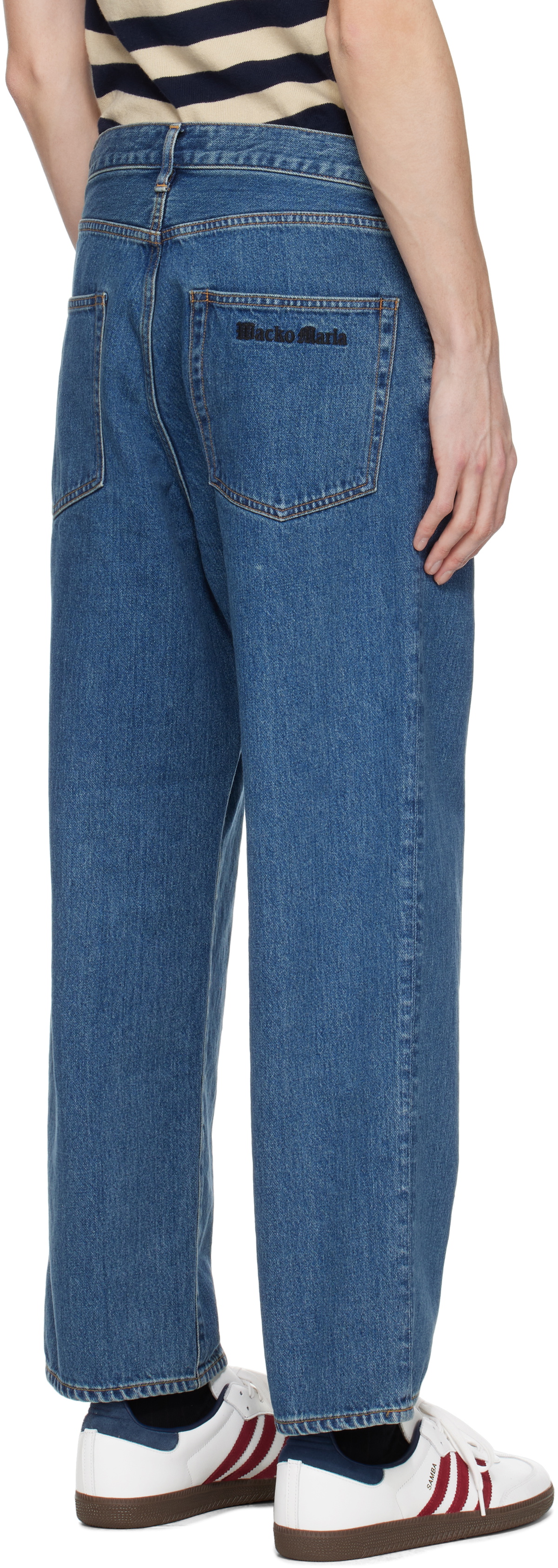 WACKO MARIA Blue Washed Jeans Wacko Maria