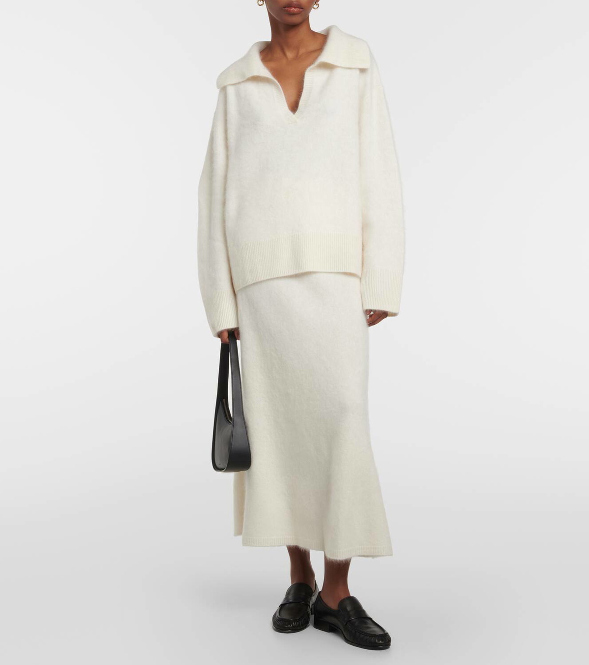 Lisa Yang Kerry brushed cashmere sweater Lisa Yang