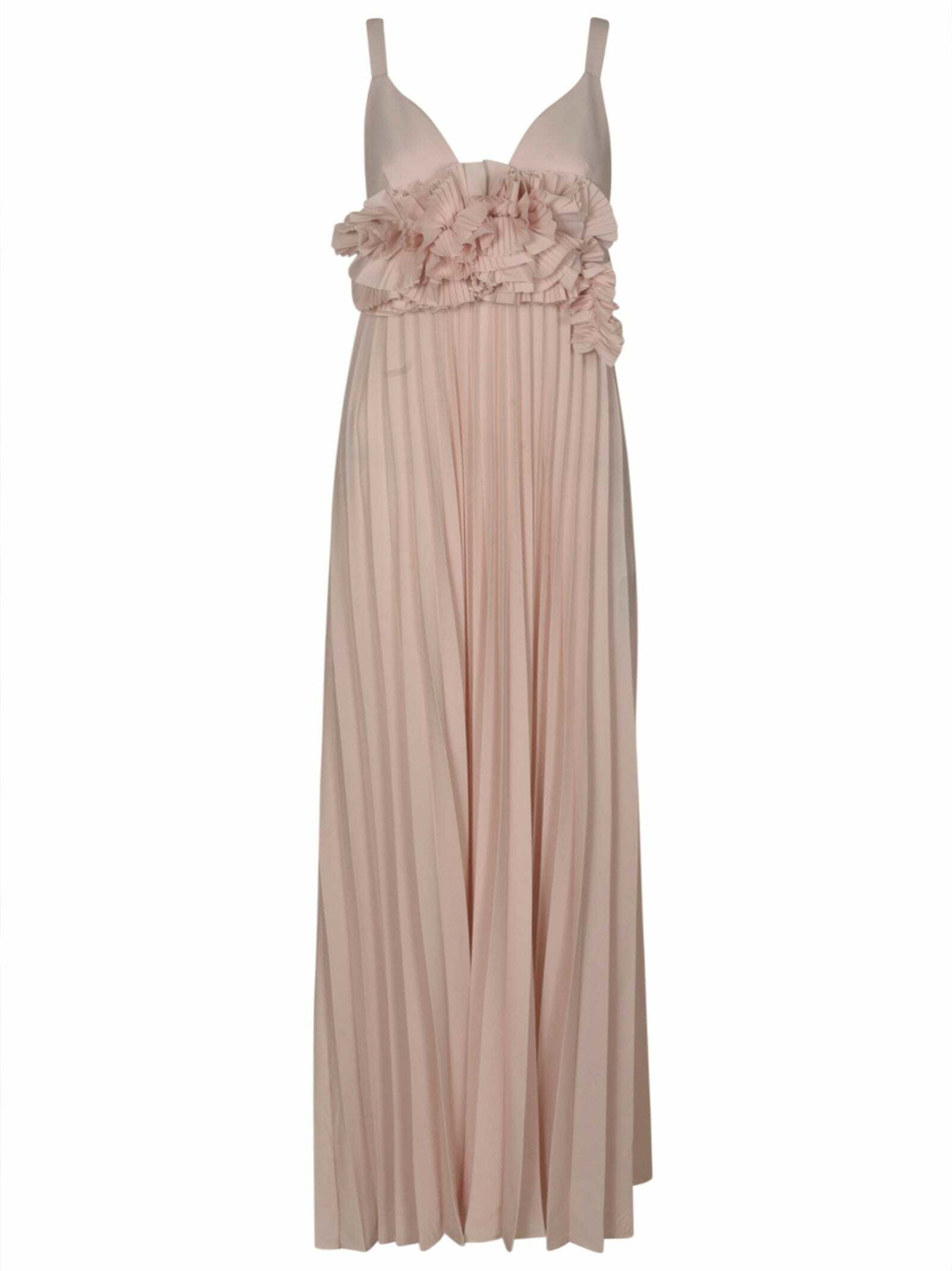 Parosh Pleated Long Dress Parosh