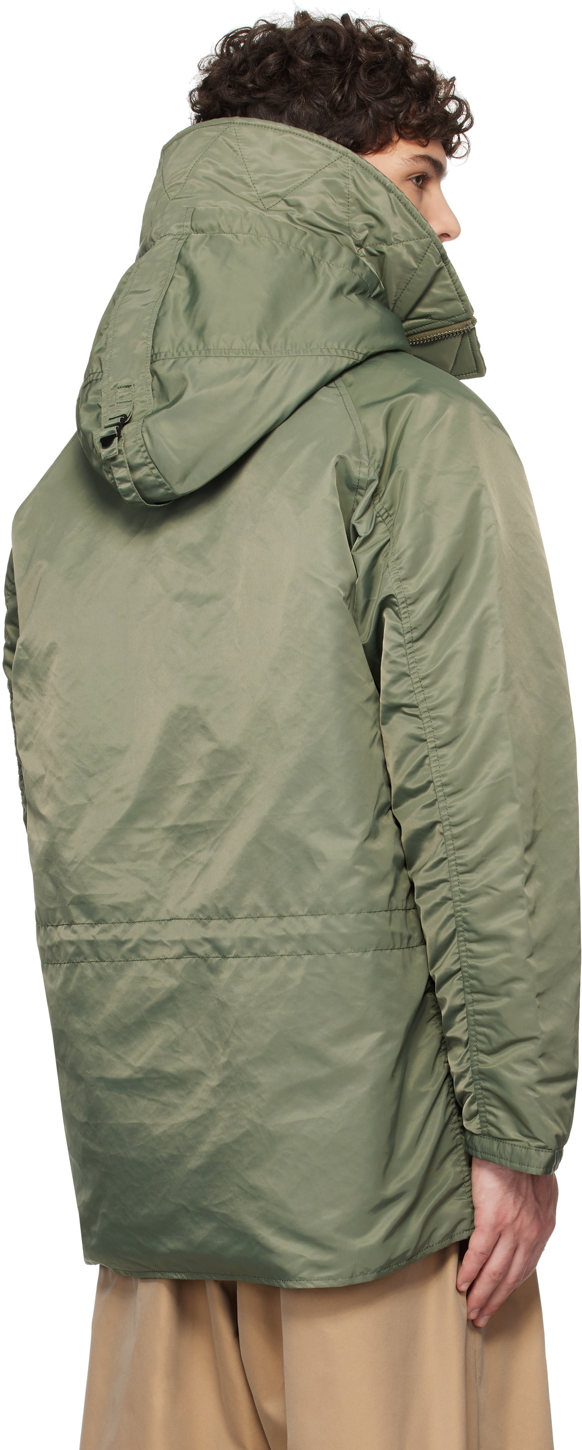 BEAMS PLUS Green MIL Type N-3B Down Jacket Beams Plus