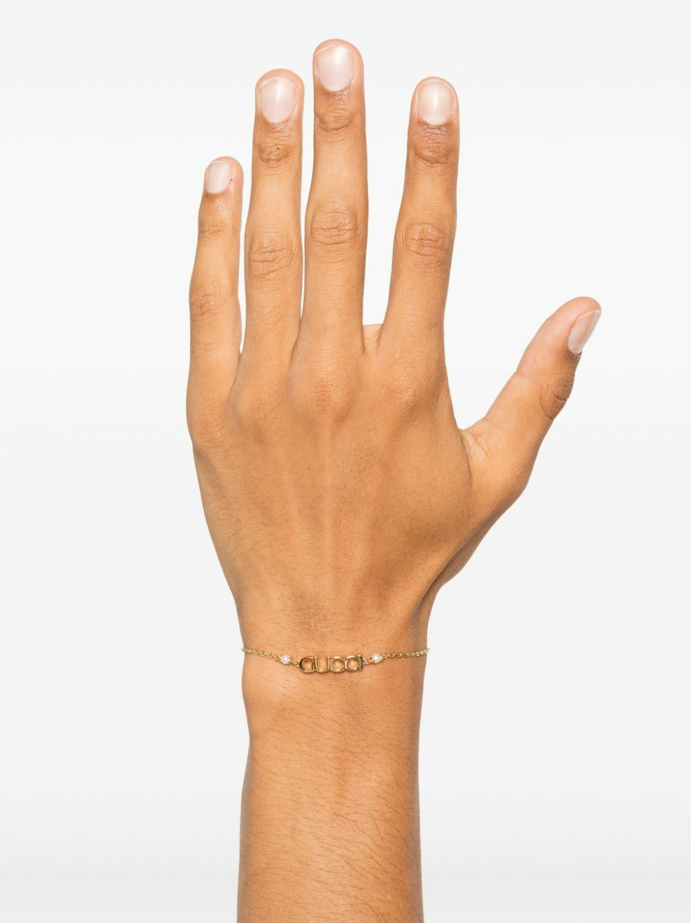 Gucci Gold-Tone Gucci Letter Bracelet Gucci