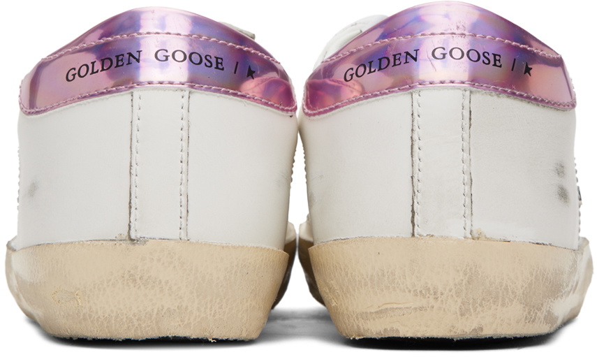 Golden Goose SSENSE Exclusive White Super-Star Sneakers Golden Goose ...