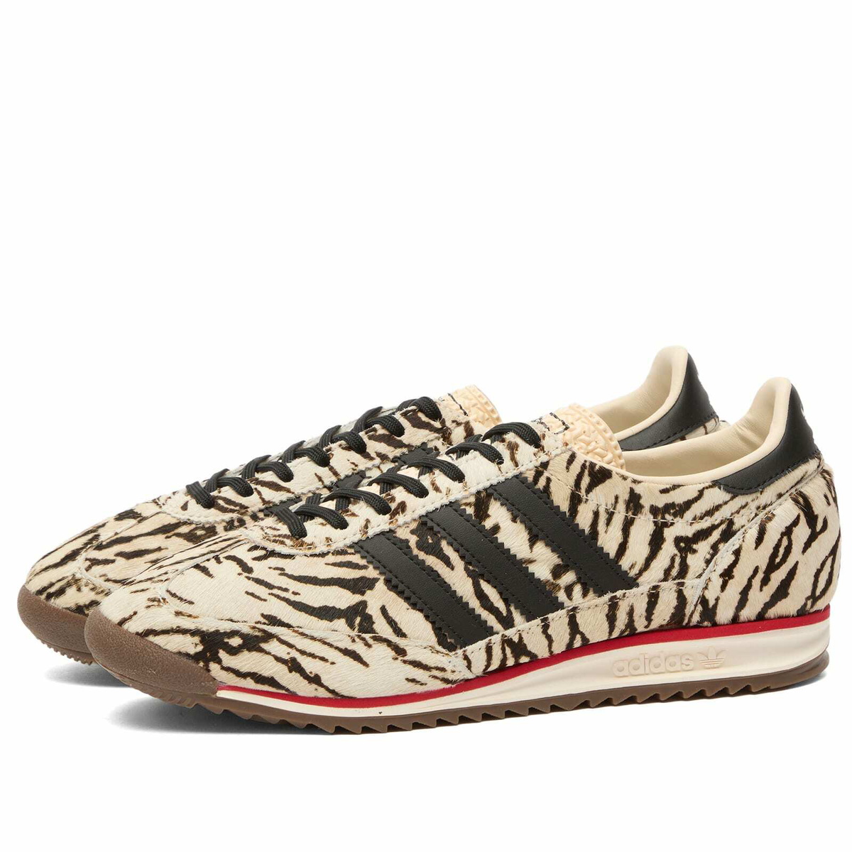 Adidas Women's SL 72 OG Zebra Sneakers in Off White/Core Black/Better ...