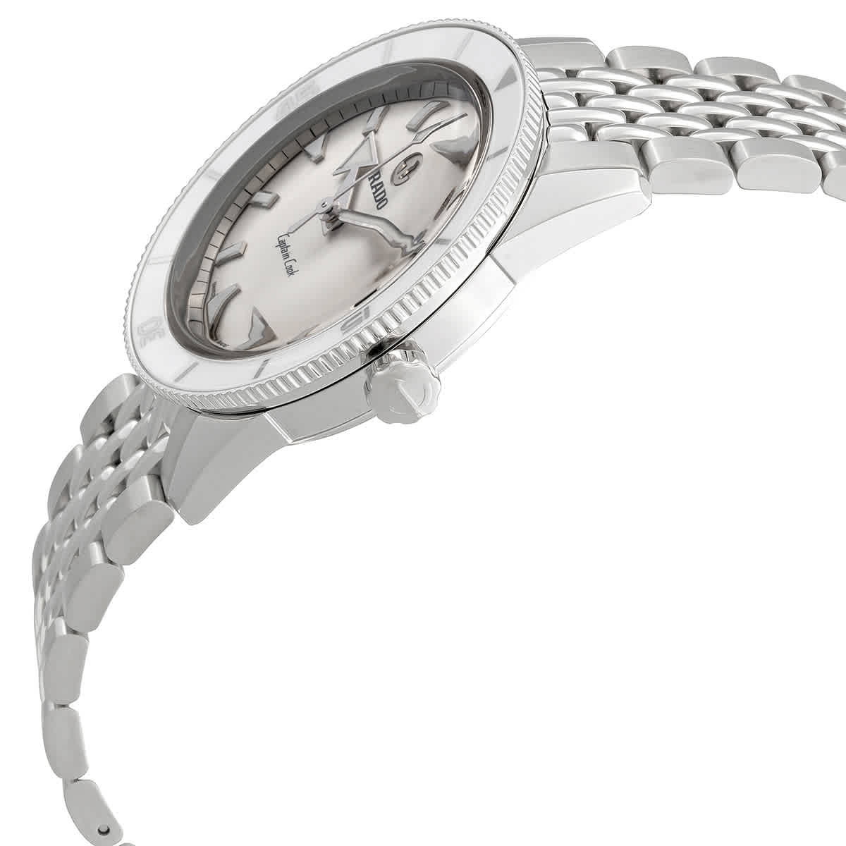 Rado Captain Cook Automatic White Dial Ladies Watch R32500013 Rado