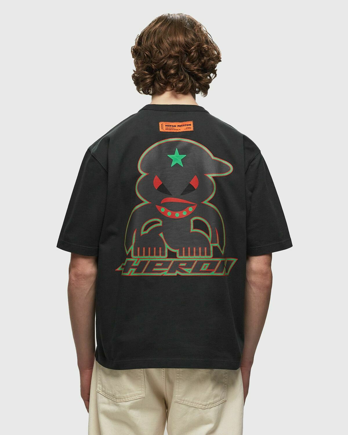 Heron Preston Hp Monster Ss Tee Black Shortsleeves Heron Preston