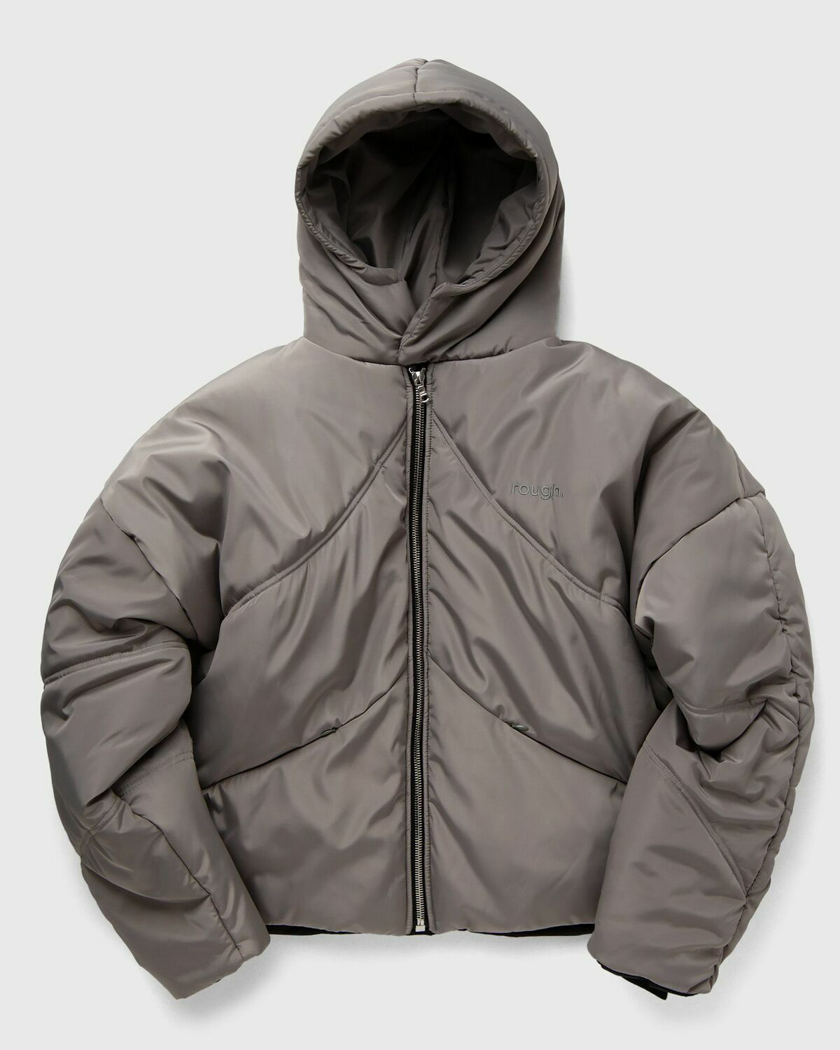 Rough. Eternal Puffer Jacket Grey Down & Puffer Jackets Rough.