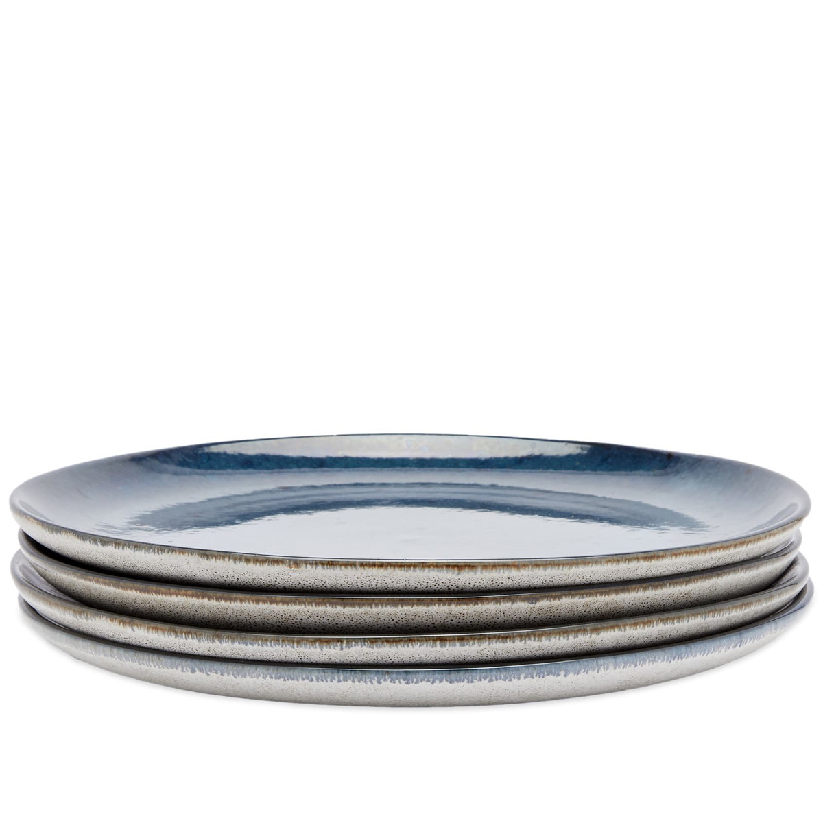 Soho Home Nero Dinner Plate - Set of Four in Blue Soho Home