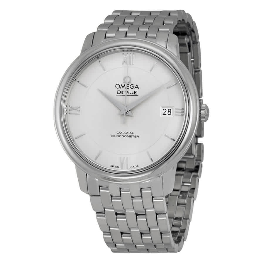 Omega Prestige Co-Axial Automatic Silver Dial Unisex Watch 424.10.37.20.02.001 Omega