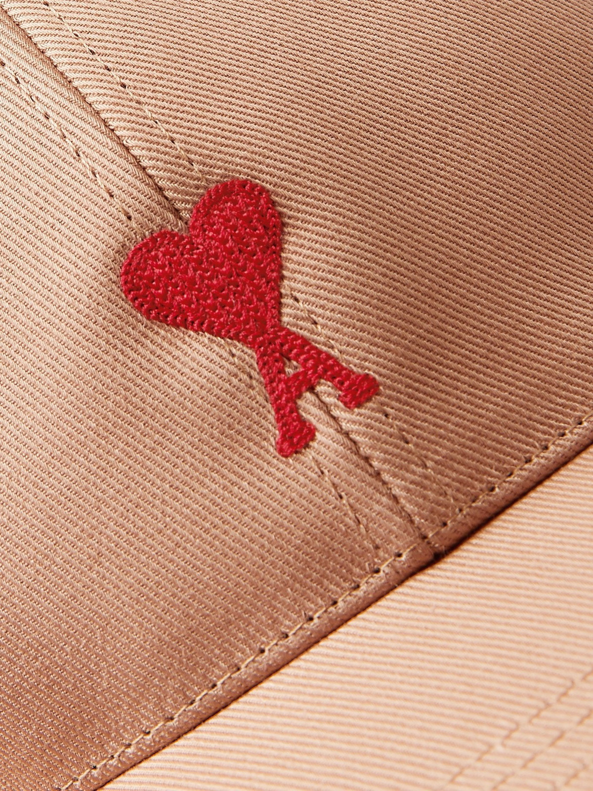 AMI PARIS - Logo-Embroidered Cotton-Twill Baseball Cap AMI