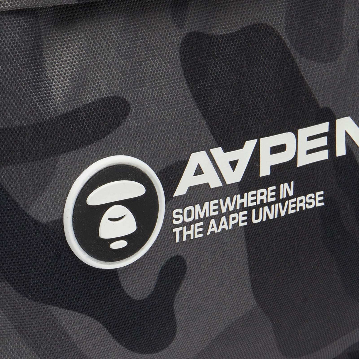 Men's AAPE Nylon Backpack in Black AAPE by A Bathing Ape