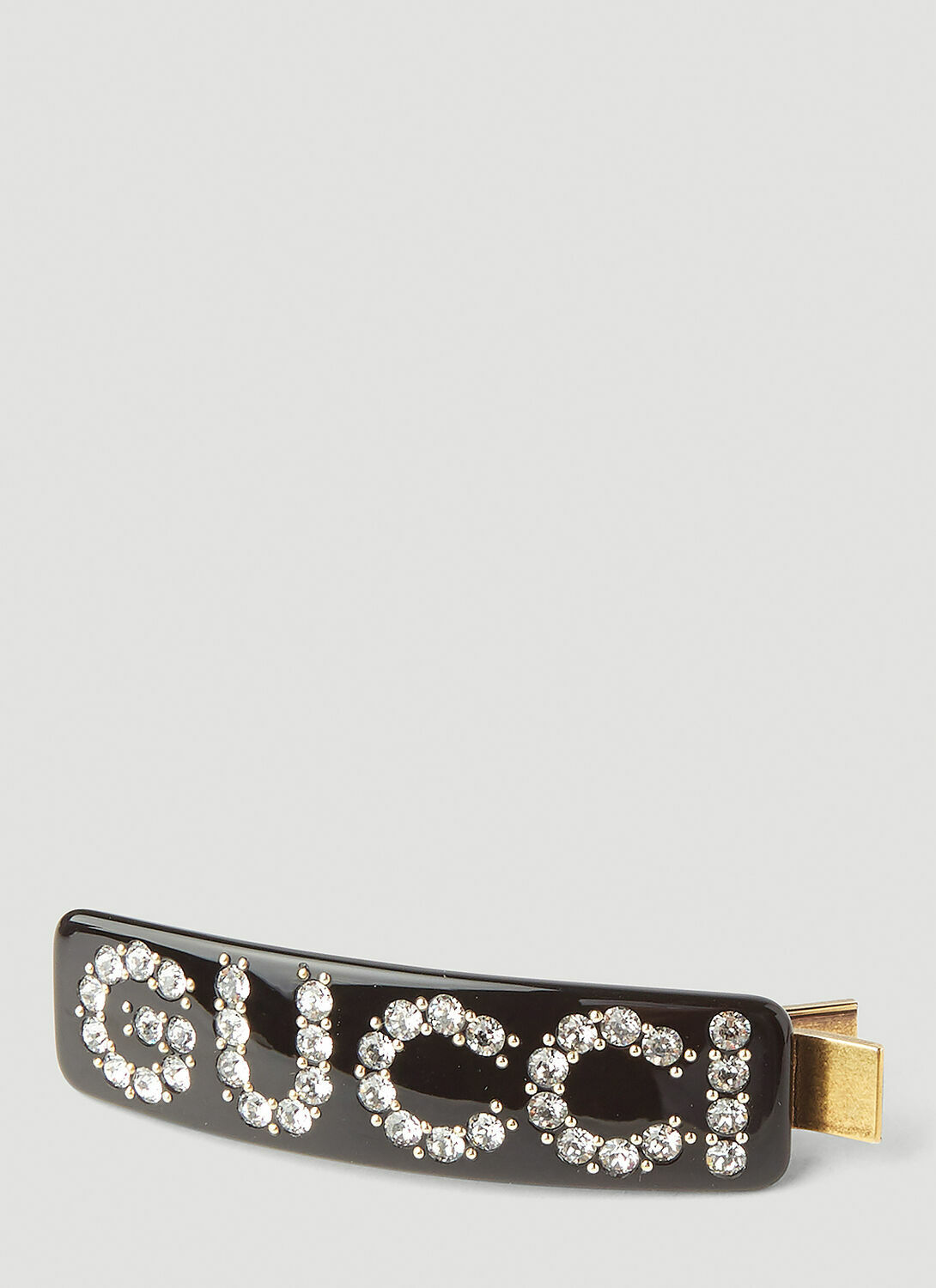 Gucci Crystal-Logo Single Hair Clip Gucci
