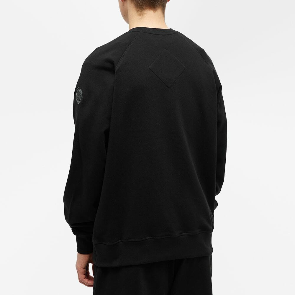 Canada Goose Men's Disc Huron Crew Sweat in Black Canada Goose