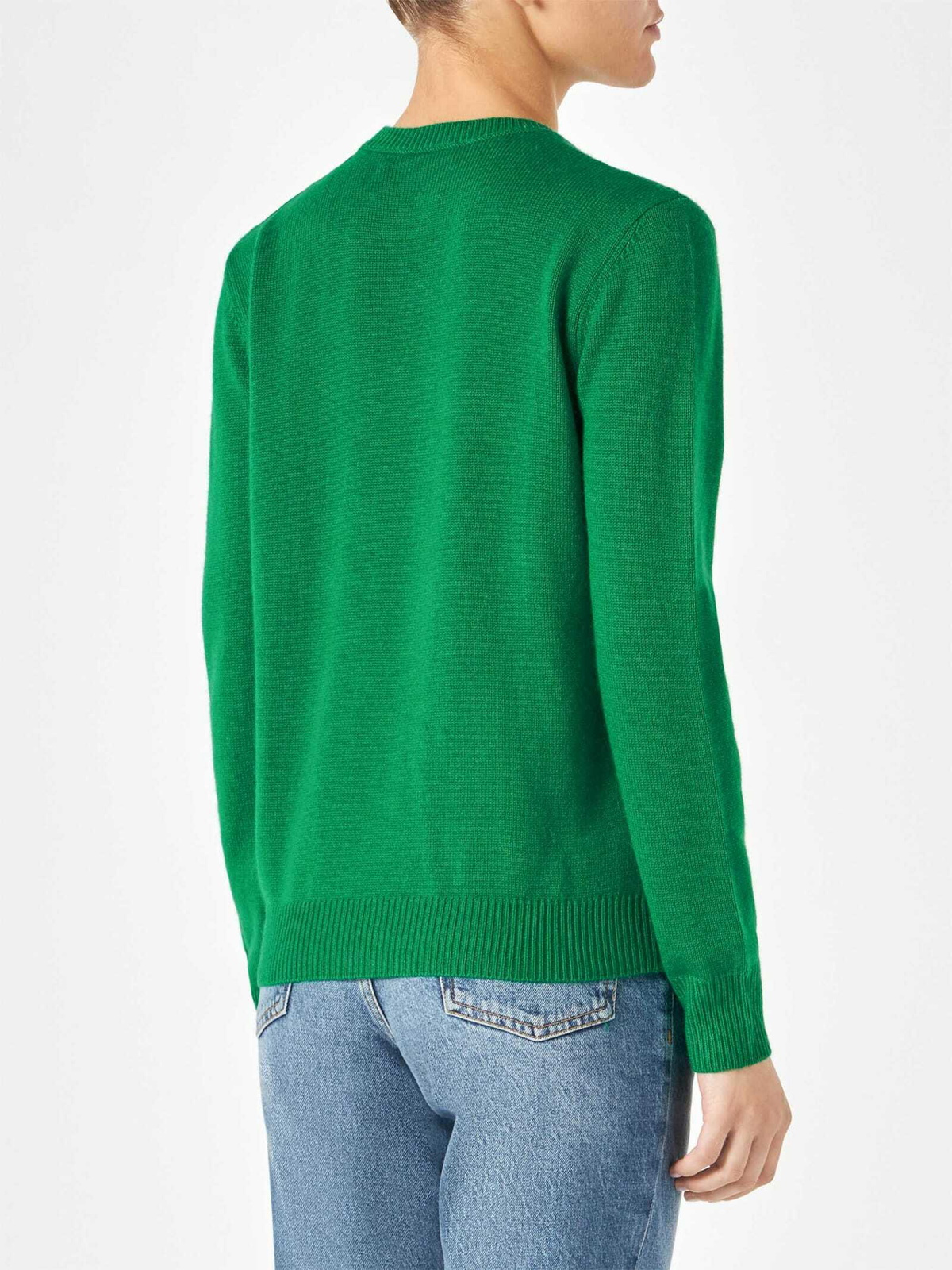 MC2 Saint Barth Woman Brushed Sweater With Daisy Print MC2 Saint Barth