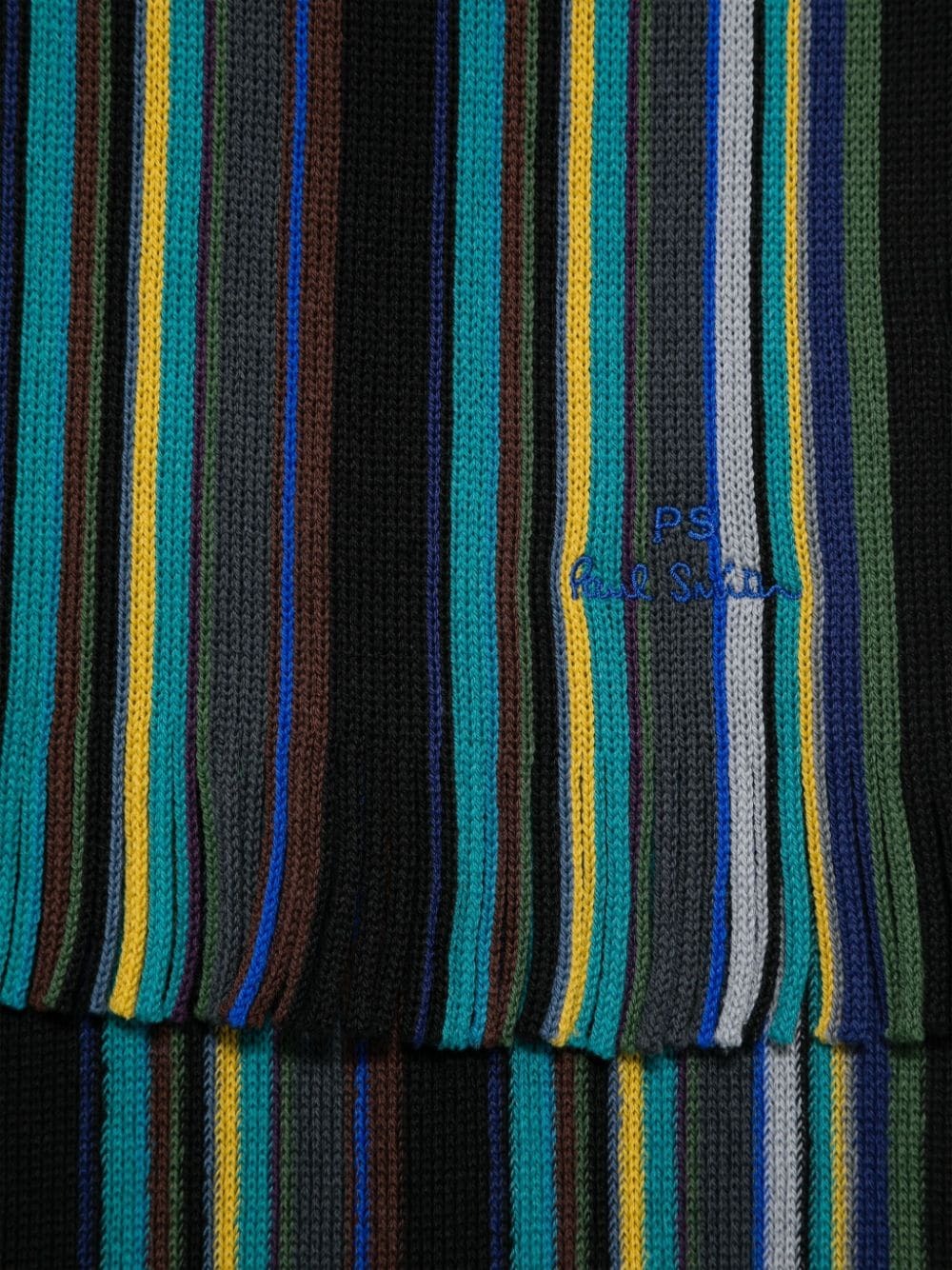 PS PAUL SMITH - Multicolour Stripe Wool Scarf PS by Paul Smith