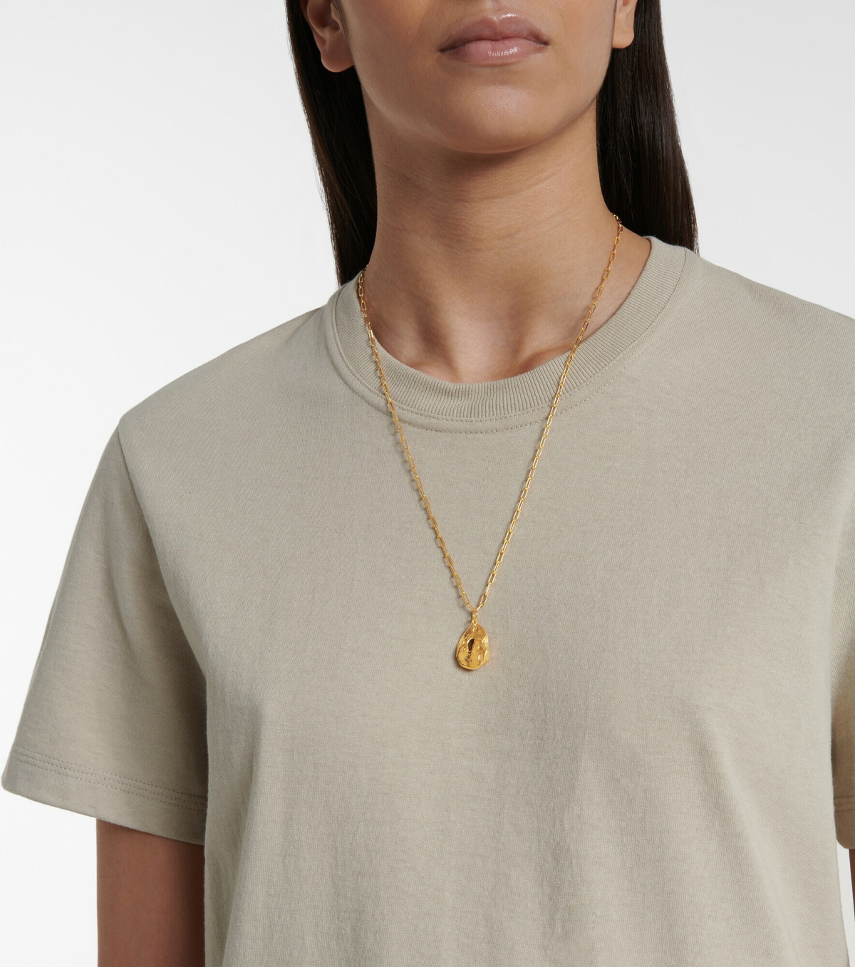 Alighieri - The Eager Traveller 24kt gold-plated necklace Alighieri