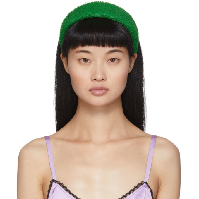 Ashley Williams SSENSE Exclusive Green Didi Alice Headband Ashley Williams