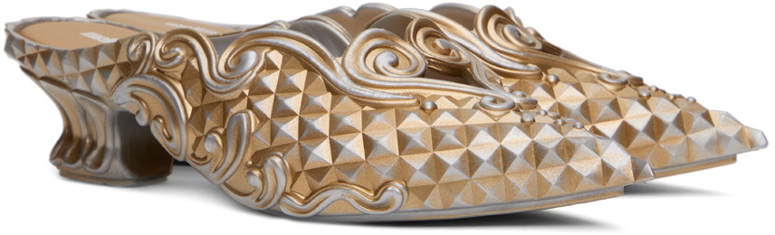 Y/Project Gold Melissa Edition Melissa Point Mules Y/Project