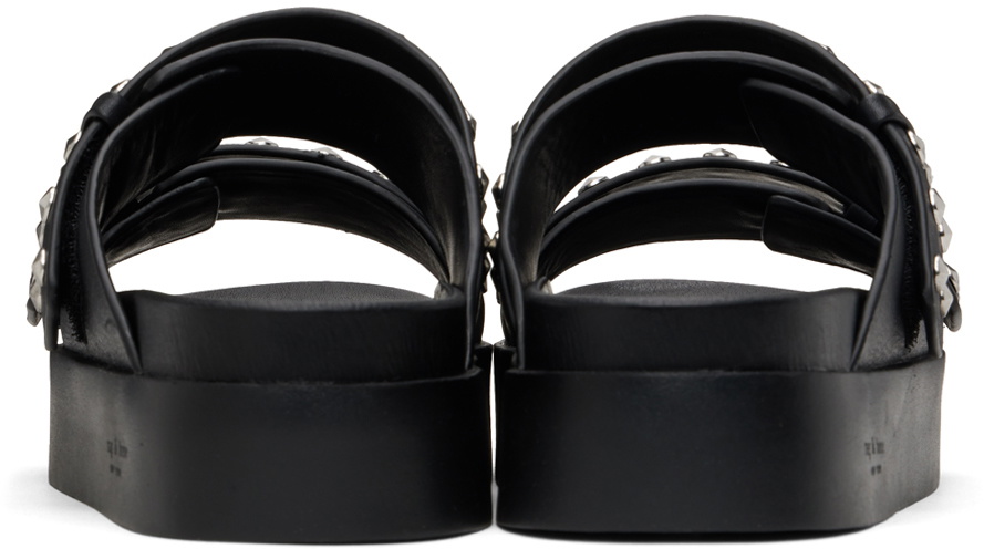 rag & bone Black Geo Stud Platform Sandal Rag and Bone