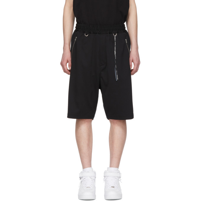 mastermind WORLD Black Plain Shorts MASTERMIND WORLD