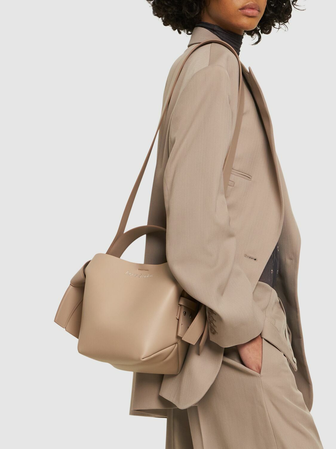 ACNE STUDIOS - Mini Musubi Leather Top Handle Bag Acne Studios