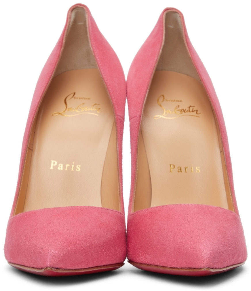 Christian Louboutin Pink Suede So Kate 120 Heels Christian Louboutin