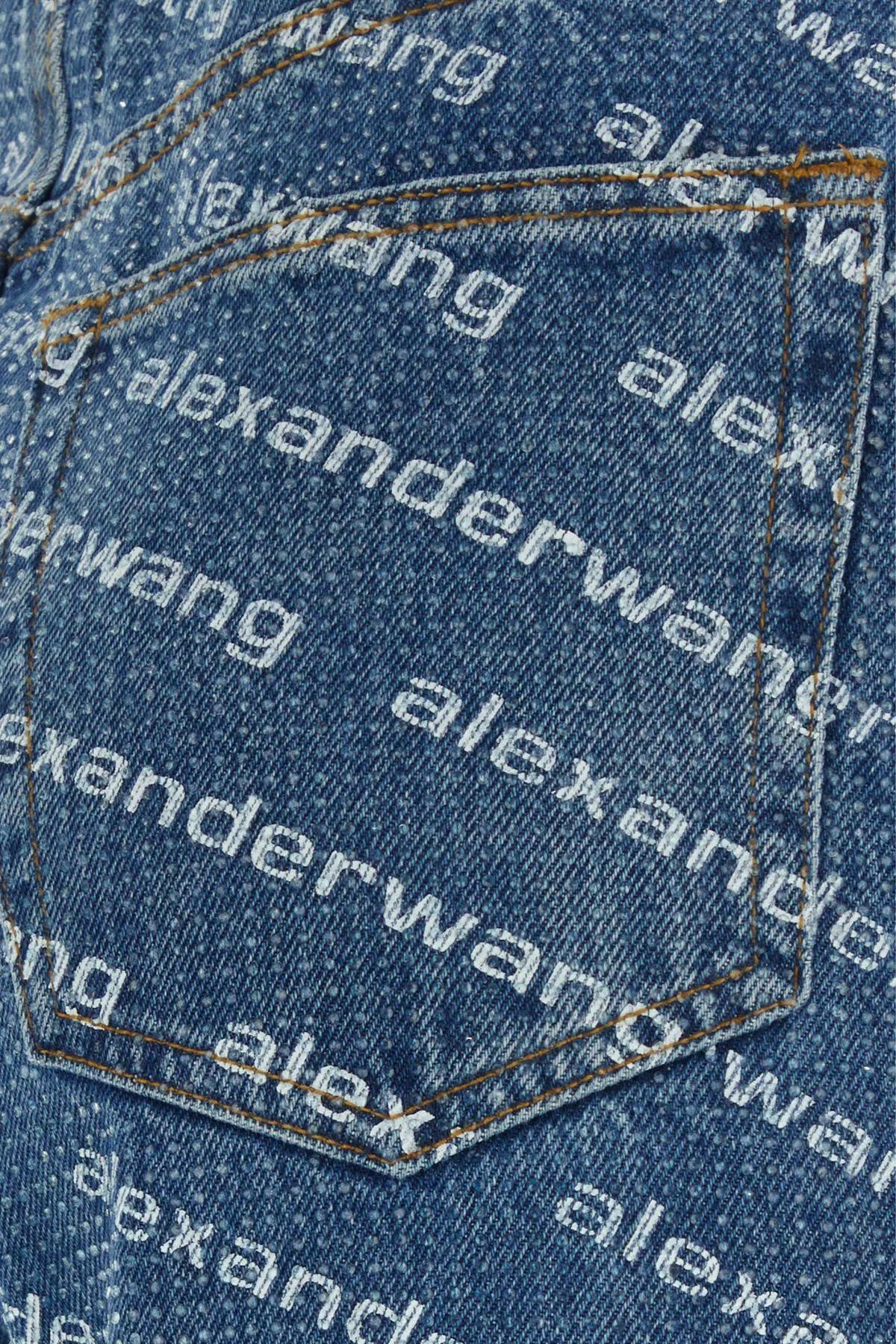 Alexander Wang Printed Denim Jeans Alexander Wang