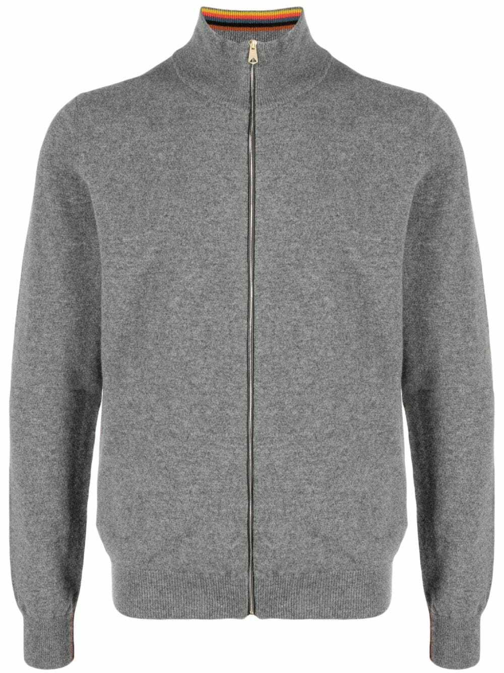 PAUL SMITH - Cashmere Zip-up Cardigan Paul Smith