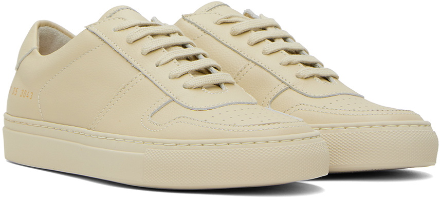 Common Projects Beige BBall Low Sneakers Common Projects