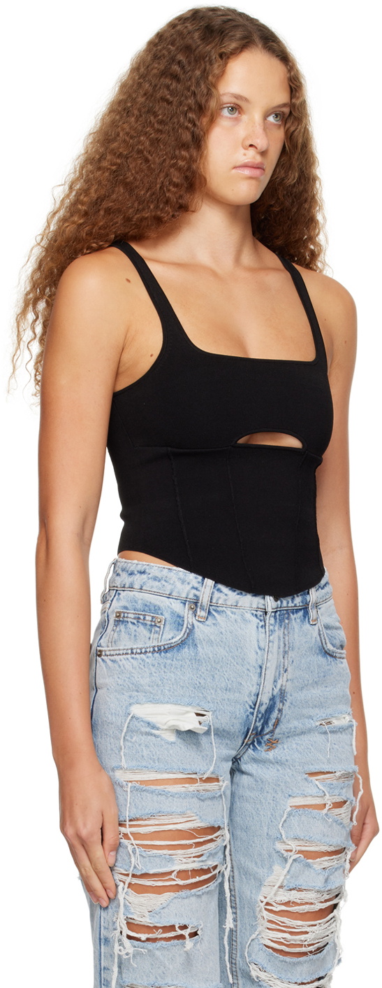 Ksubi Black Vertigo Tank Top Ksubi