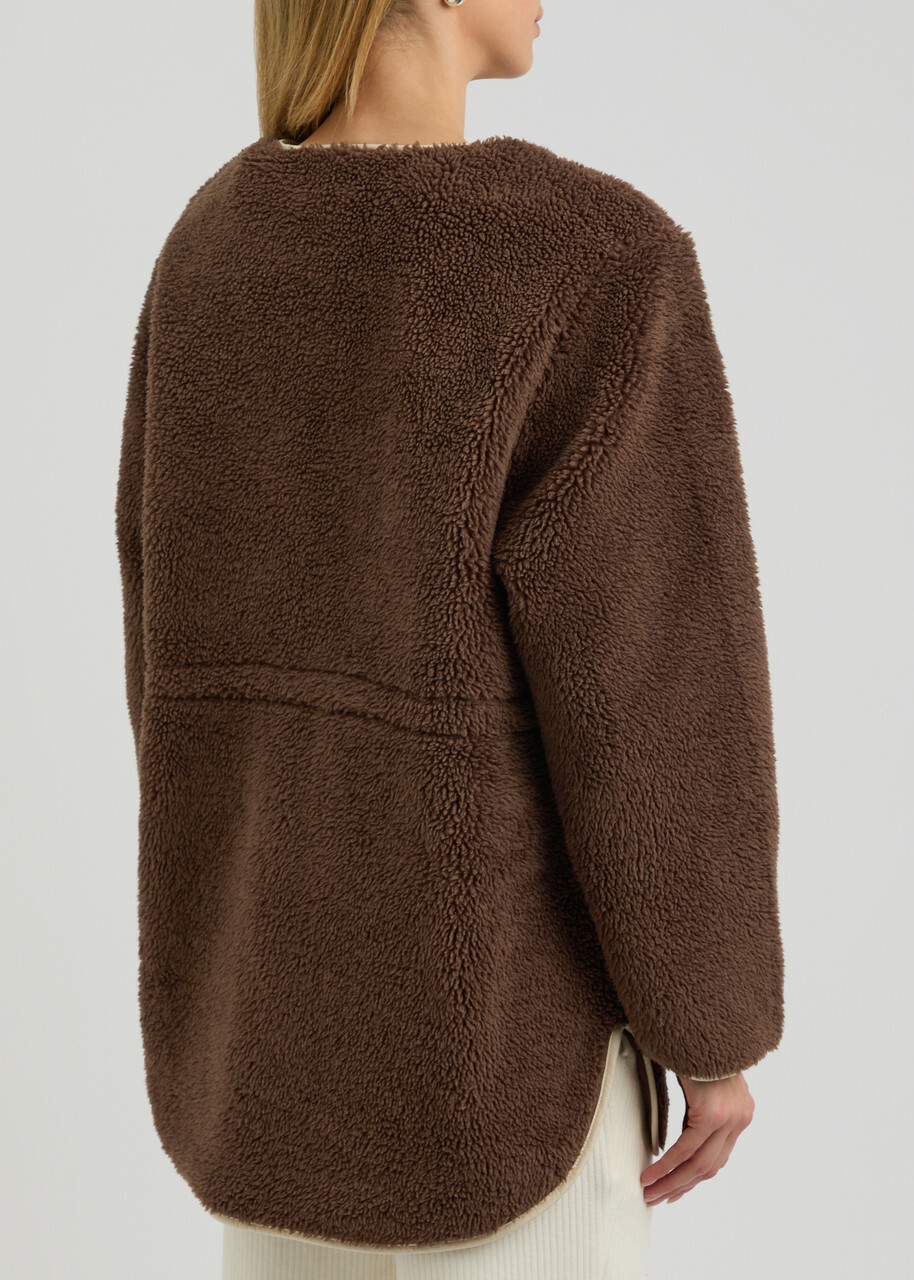 Varley Angelina Faux fur Jacket Brown Varley
