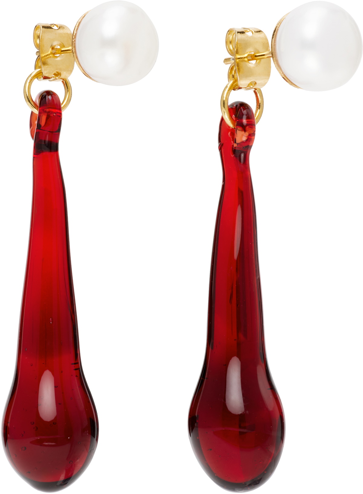 LEVENS JEWELS Pearl & Tear Earrings LEVENS JEWELS