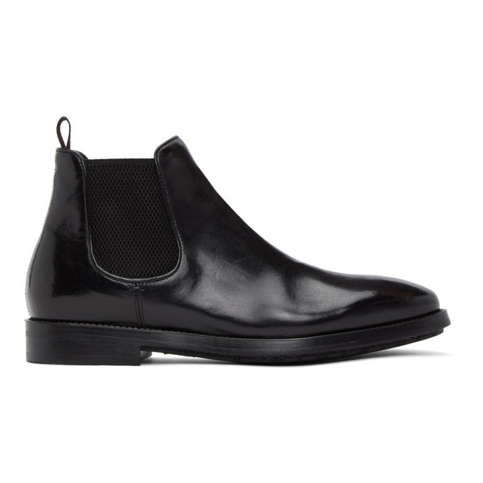 Officine Creative Black Ergosum 3 Chelsea Boots Officine Creative