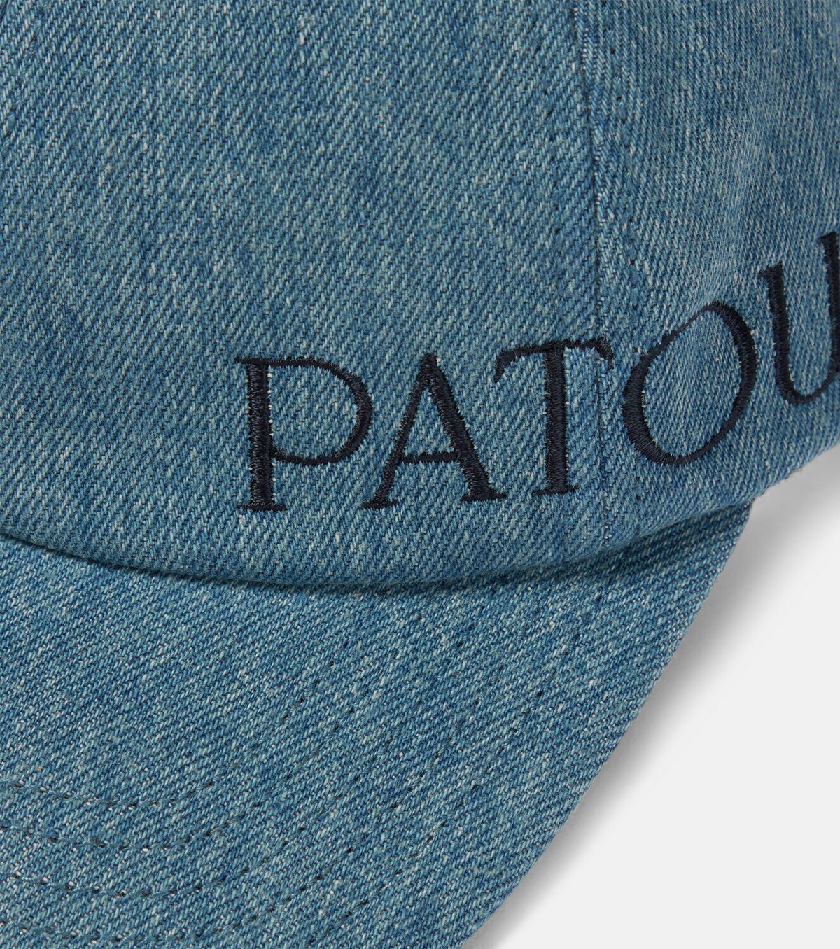 Patou Logo denim baseball cap Patou