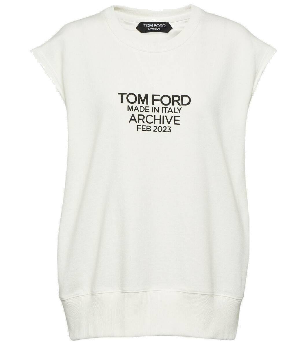 Tom Ford Logo cotton jersey T-shirt TOM FORD