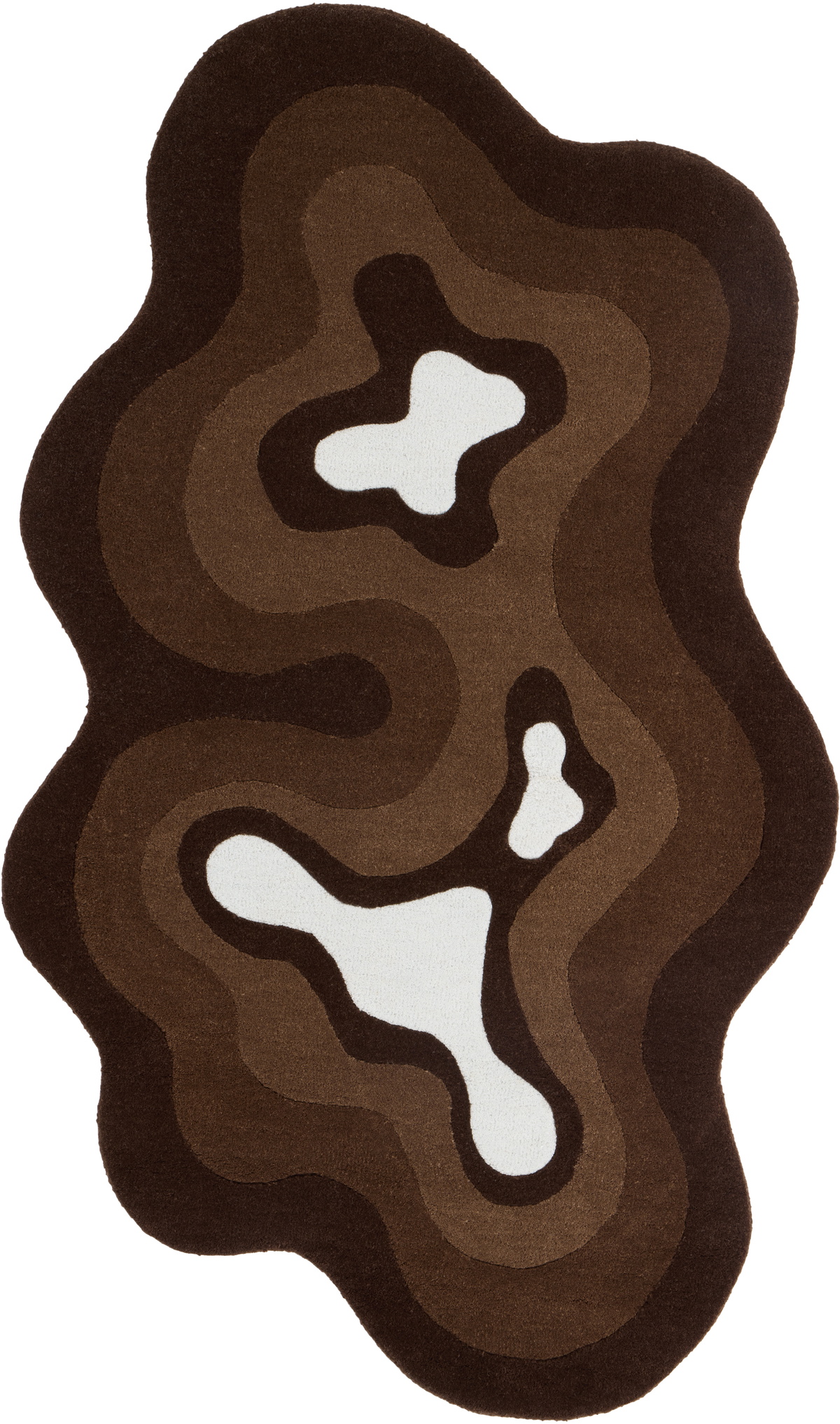 Mush Studios Brown Bur Rug Mush Studios