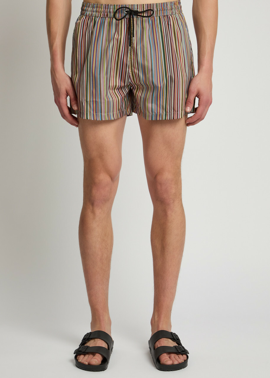 Paul Smith Stripe-print Shell Swim Shorts Multicoloured Paul Smith