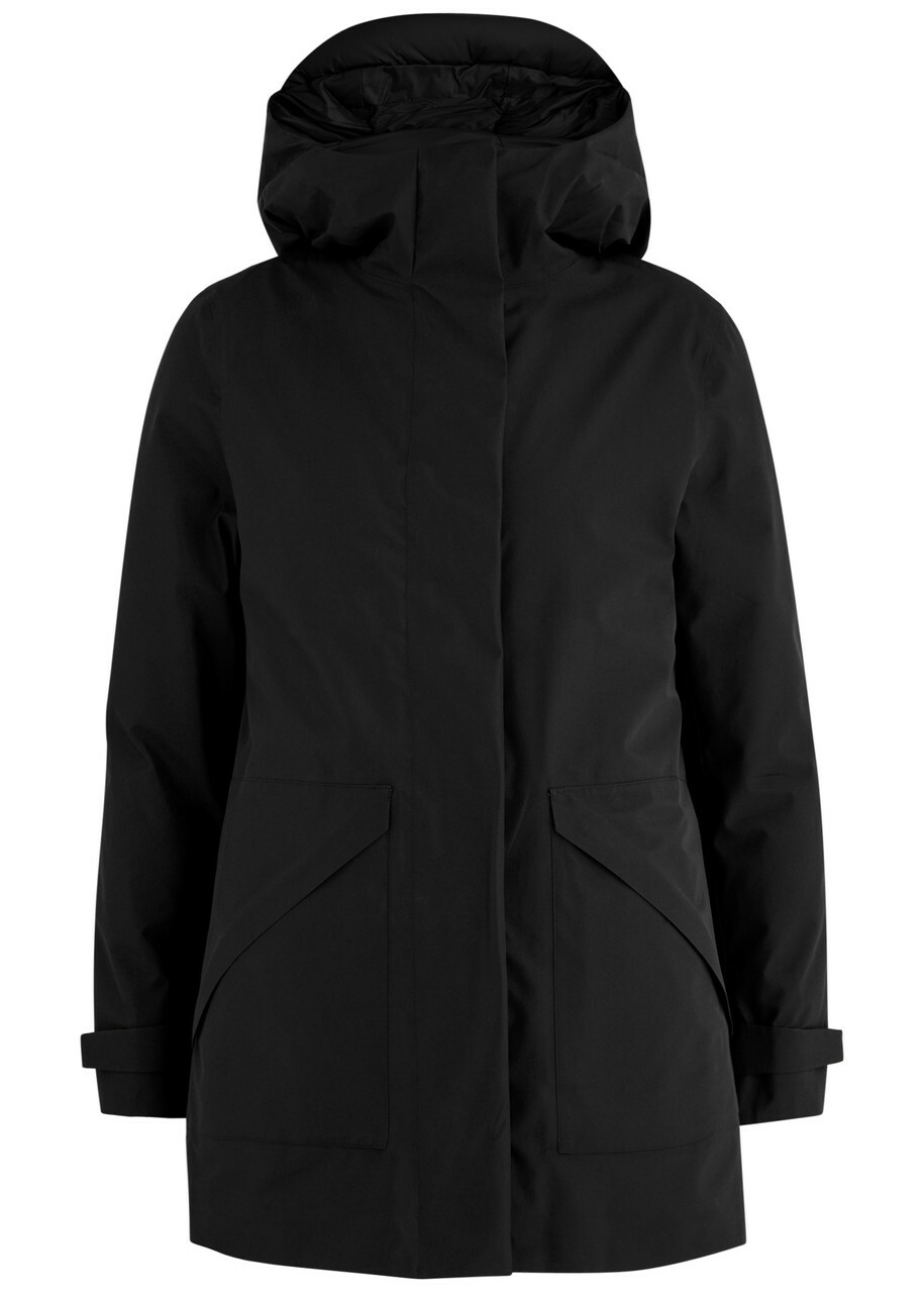 Herno Dora Quilted Shell Coat Black Herno