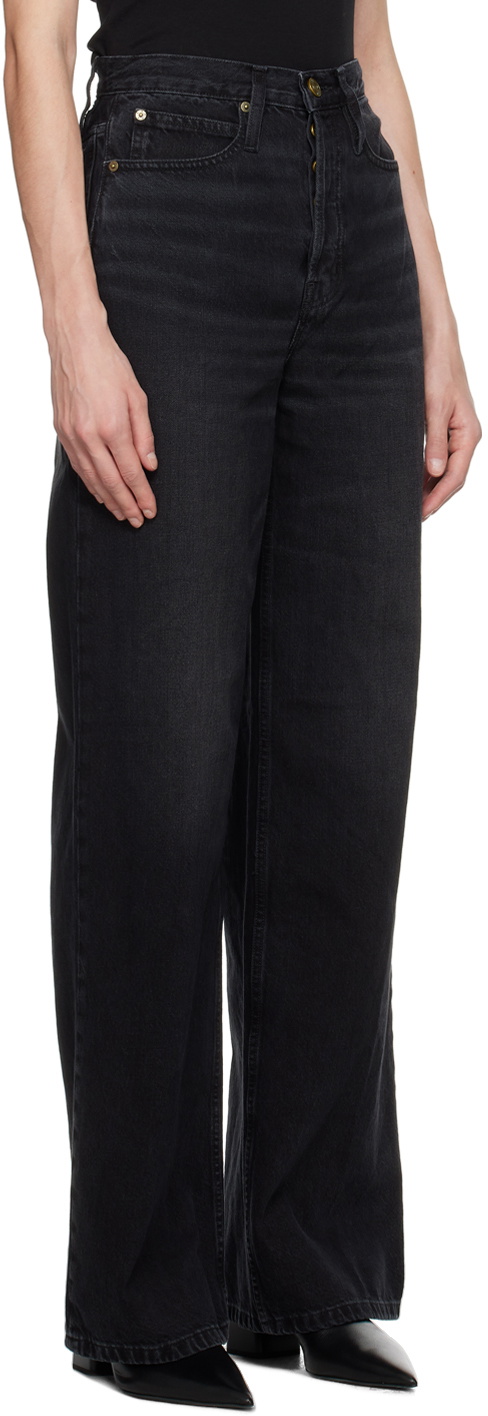 FRAME Black 'The 1978' Jeans Frame Denim