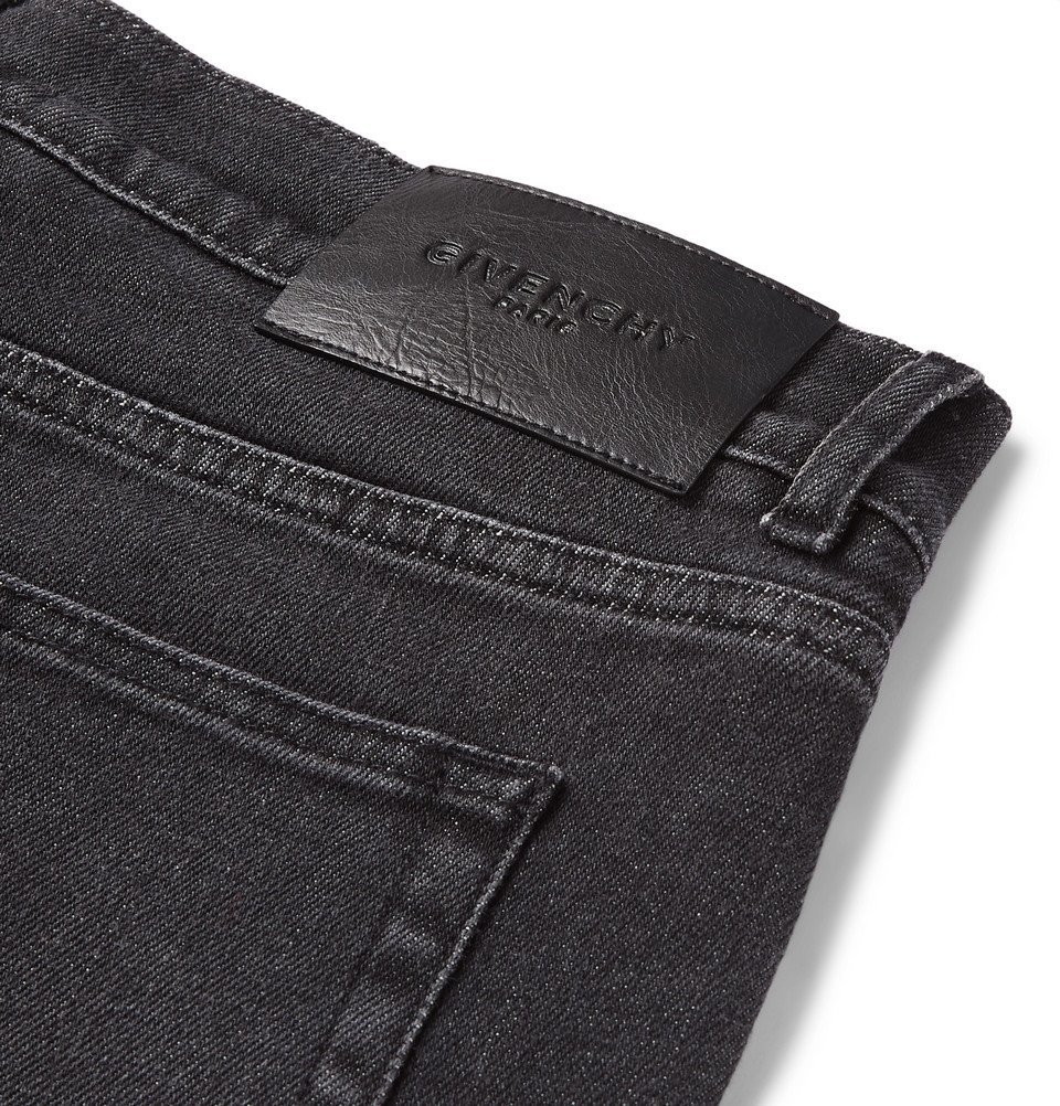Givenchy - Slim-Fit Stretch-Denim Jeans - Charcoal Givenchy