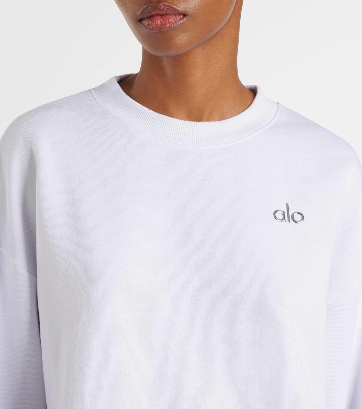 Alo Yoga Accolade cotton-blend sweatshirt Alo Yoga