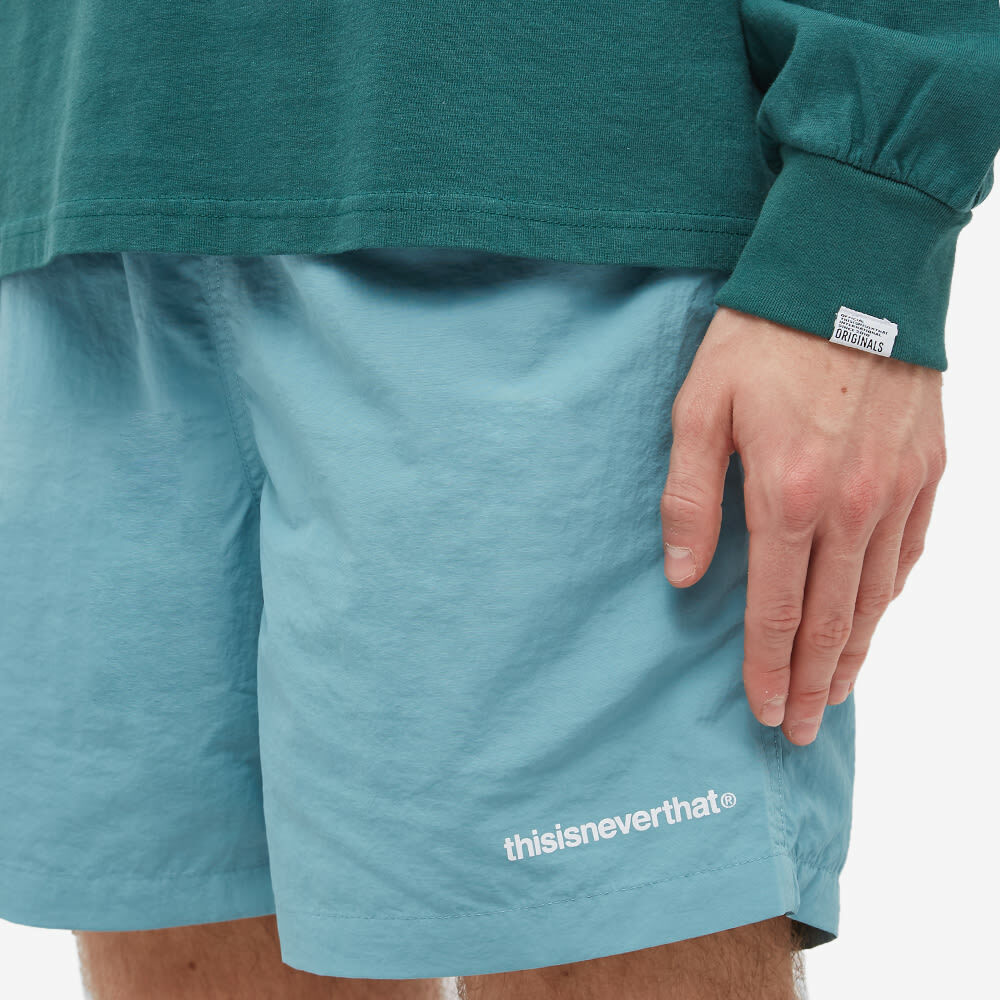 thisisneverthat Men's Logo Short in Blue Green thisisneverthat