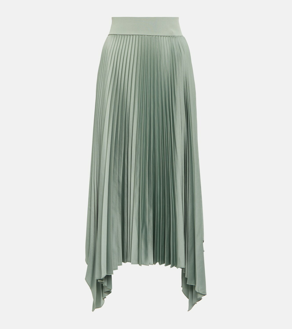 Joseph - Ade pleated A-line crêpe midi skirt Joseph