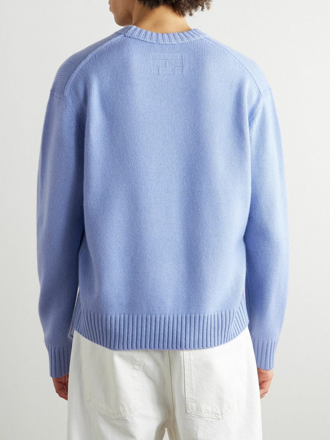 FRAME - Cashmere Sweater - Blue Frame Denim