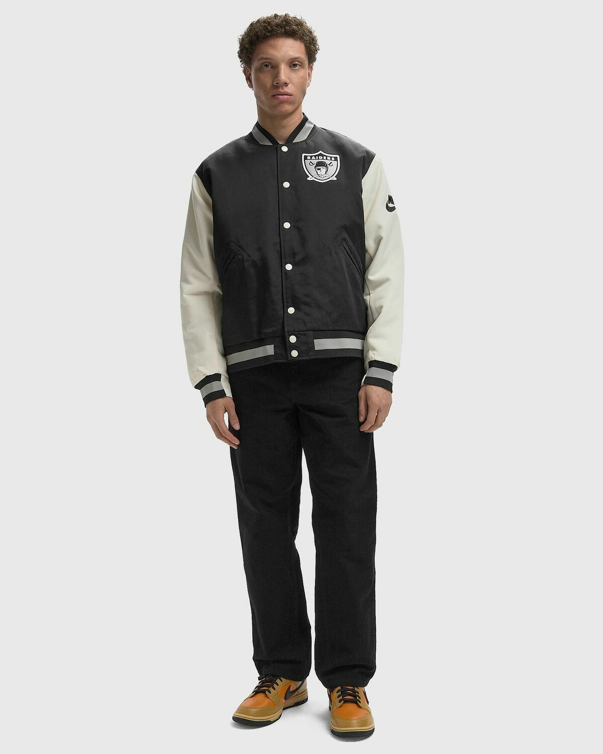 Nike Nike Rewind Legacy Bomber Jacket black/white Mens Bomber Jackets ...